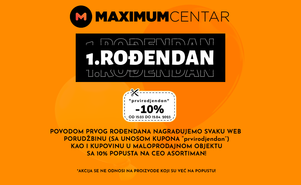 Prvi rođendan Maximum centra